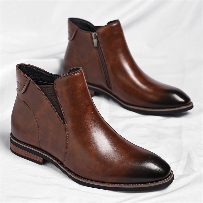 Cristiano Leather Chelsea Boots – Elite